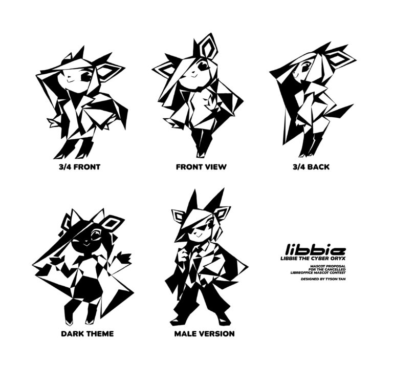 Libbie the Cyber Oryx – Tyson Tan