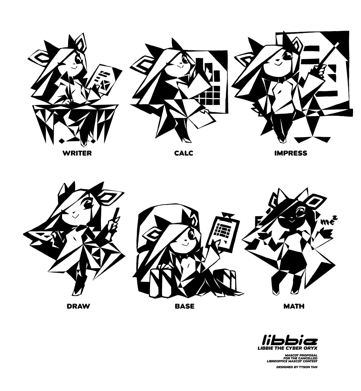 Libbie the Cyber Oryx – Tyson Tan