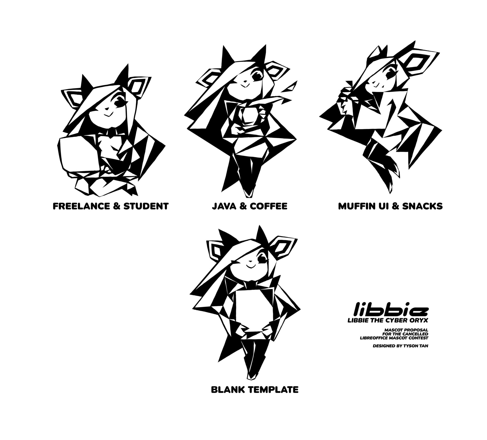 Libbie the Cyber Oryx – Tyson Tan