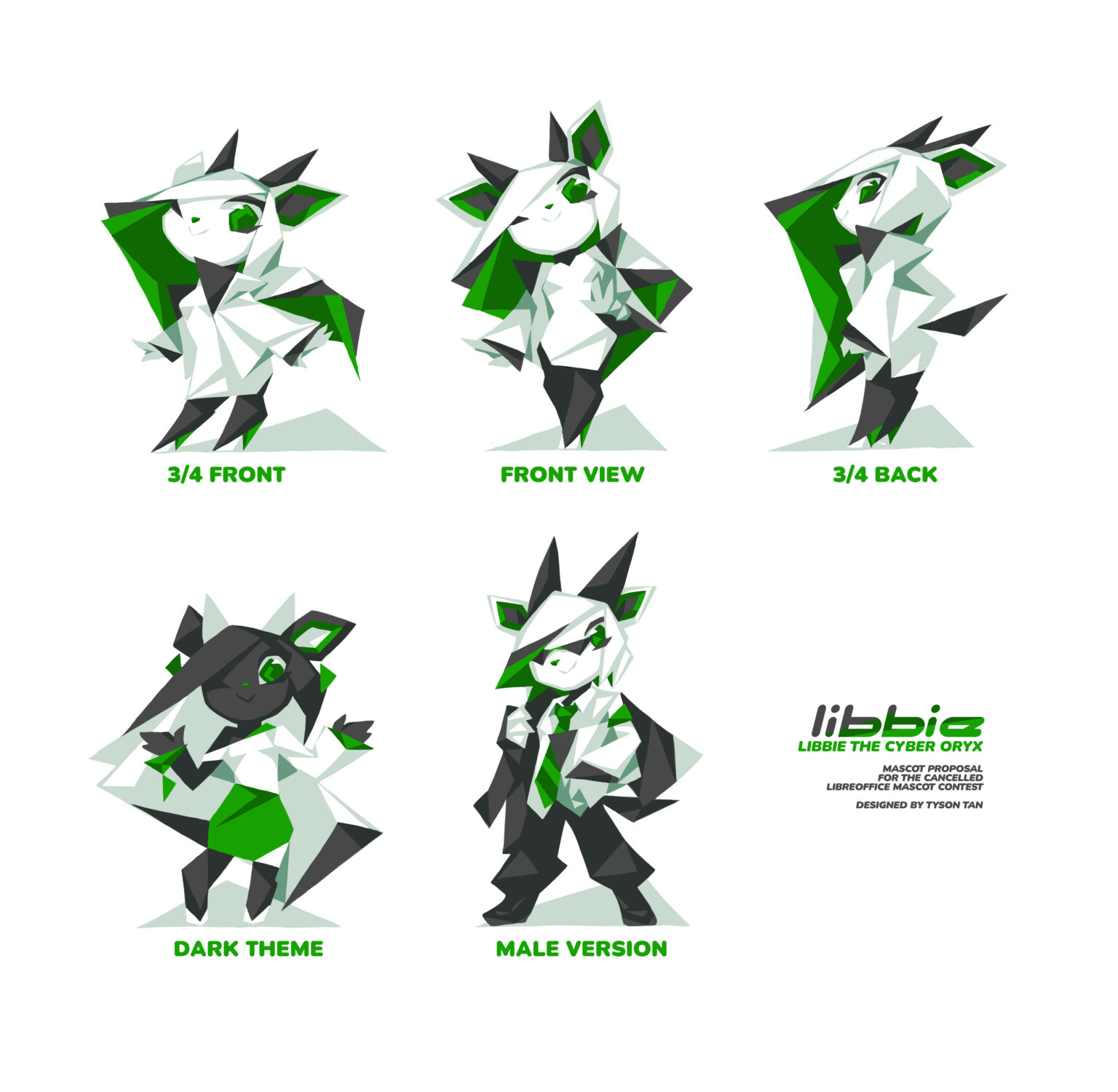Libbie the Cyber Oryx – Tyson Tan