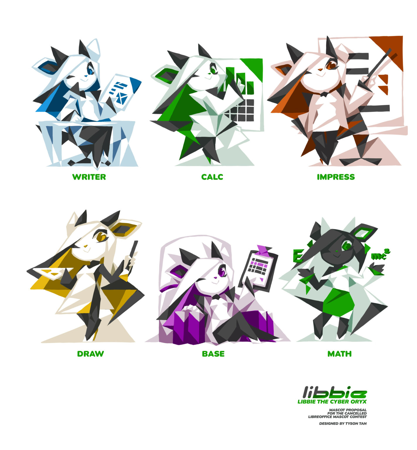 Libbie the Cyber Oryx – Tyson Tan