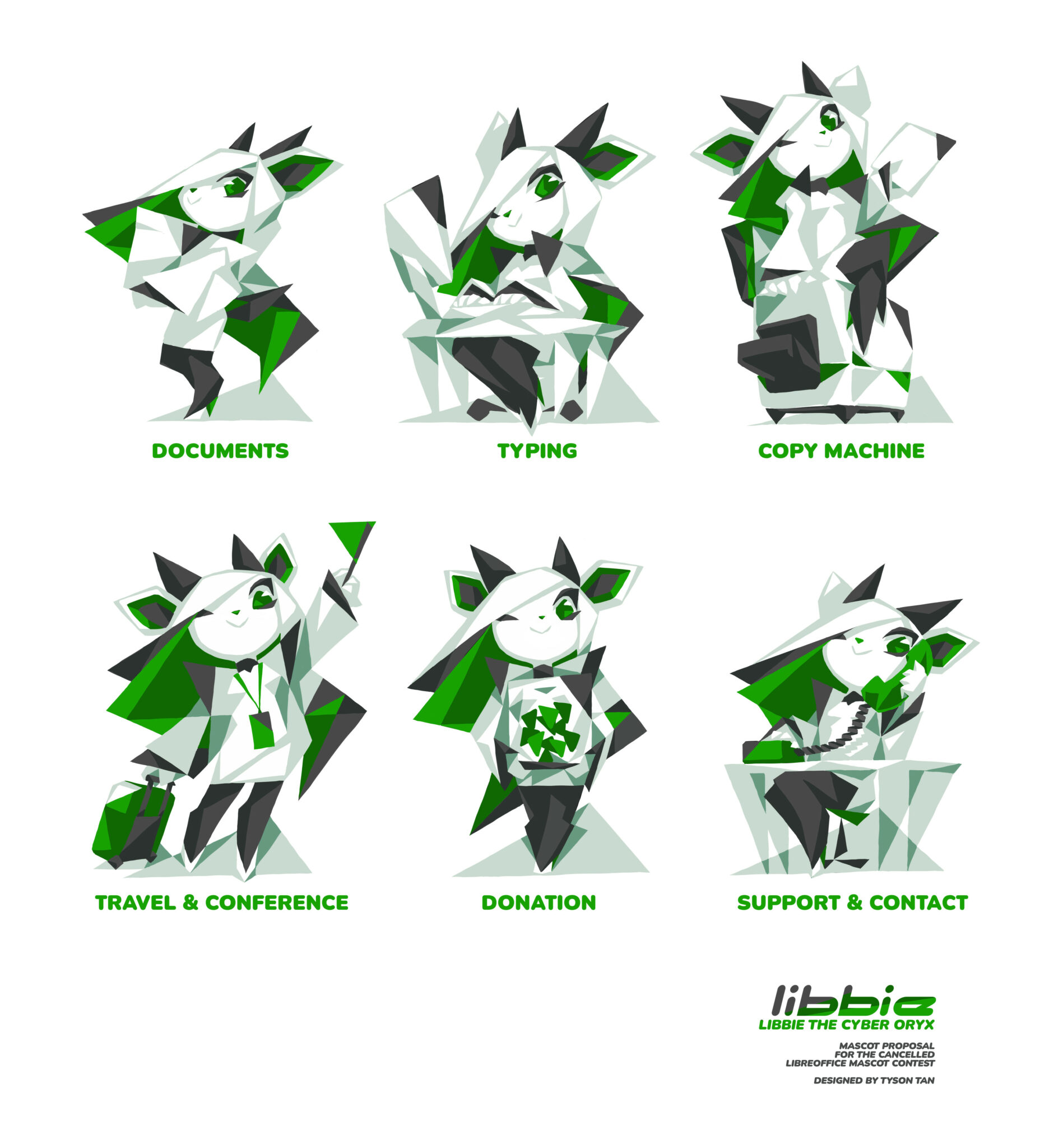 Libbie the Cyber Oryx – Tyson Tan