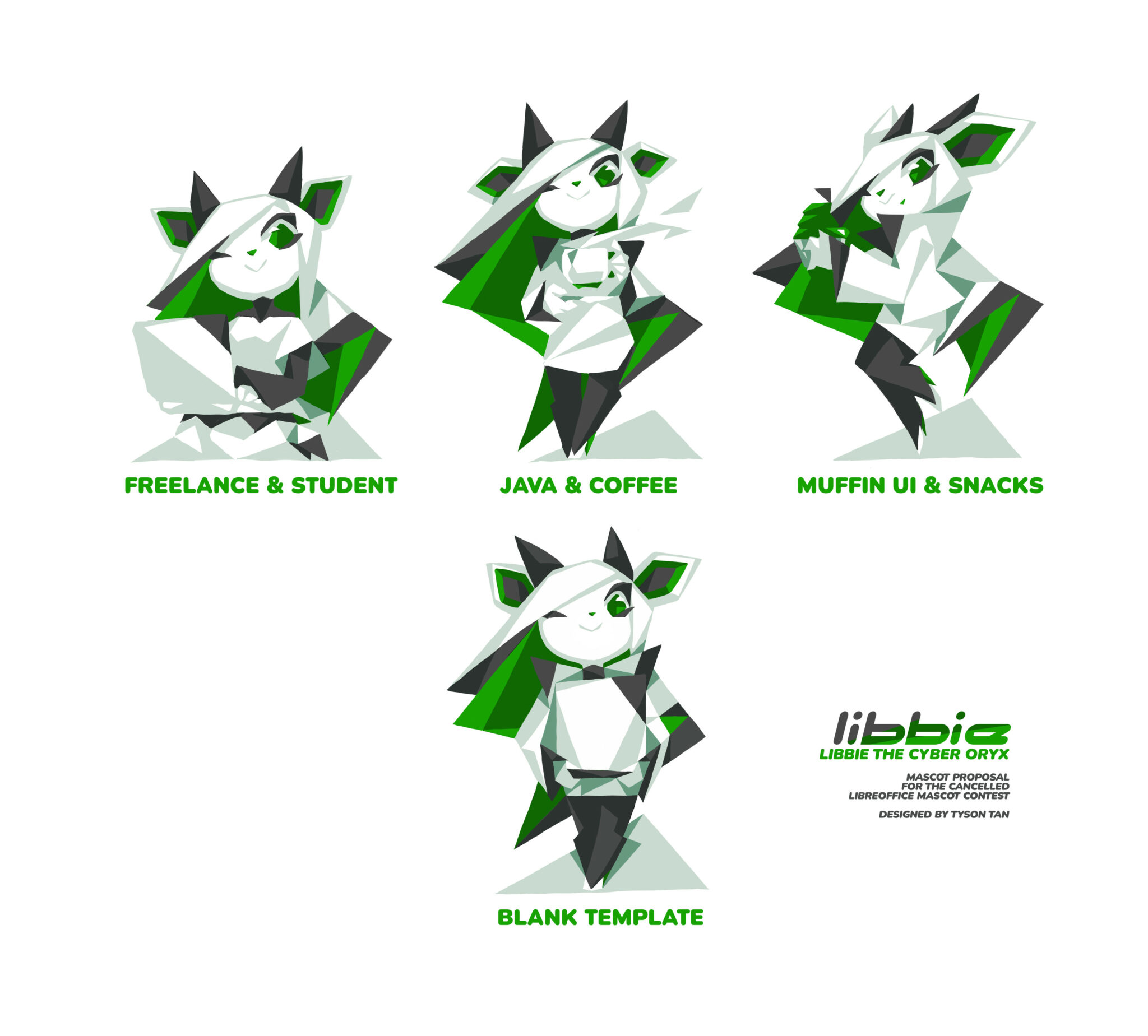 Libbie the Cyber Oryx – Tyson Tan