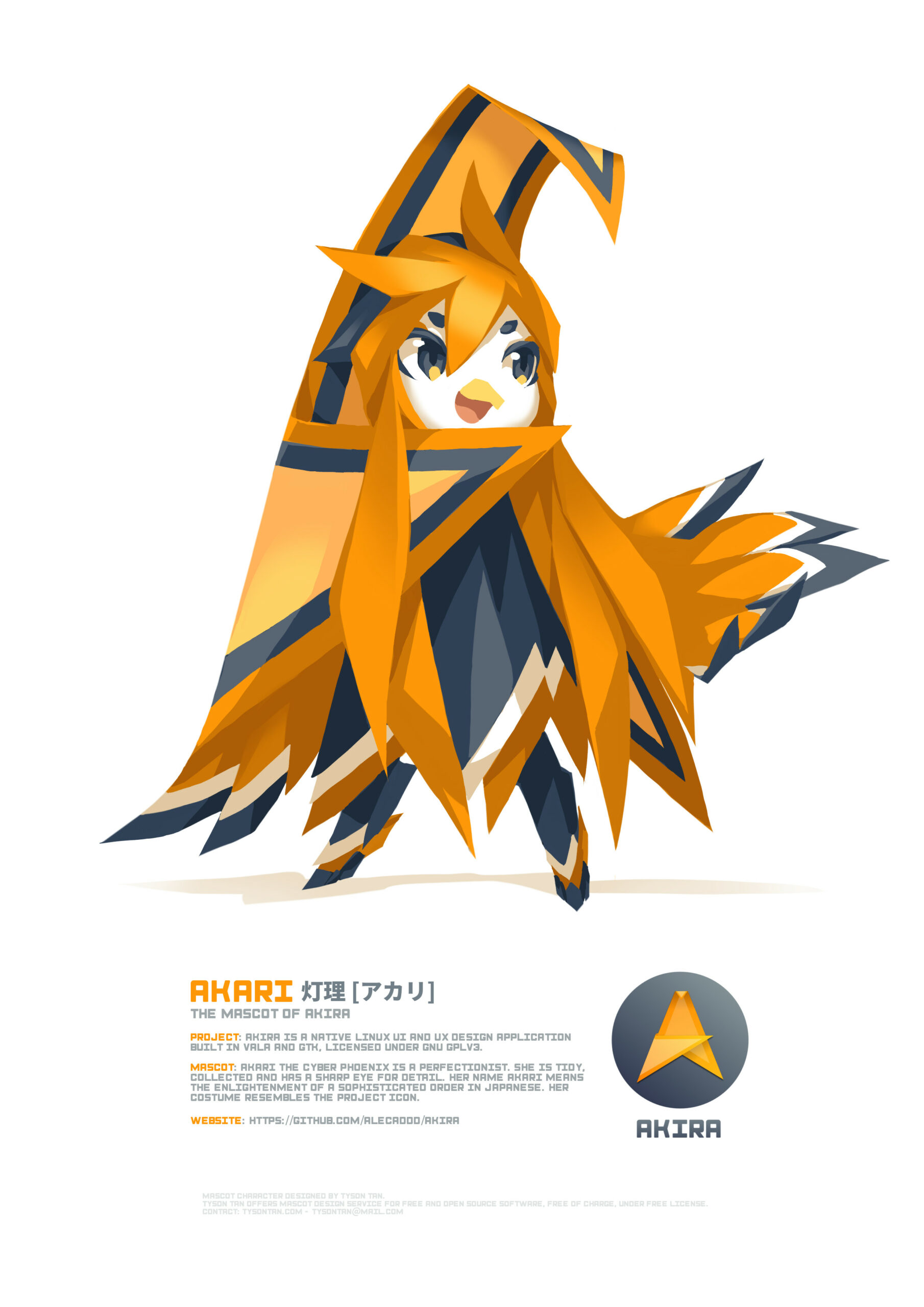 Akari the Cyber Phoenix – Tyson Tan